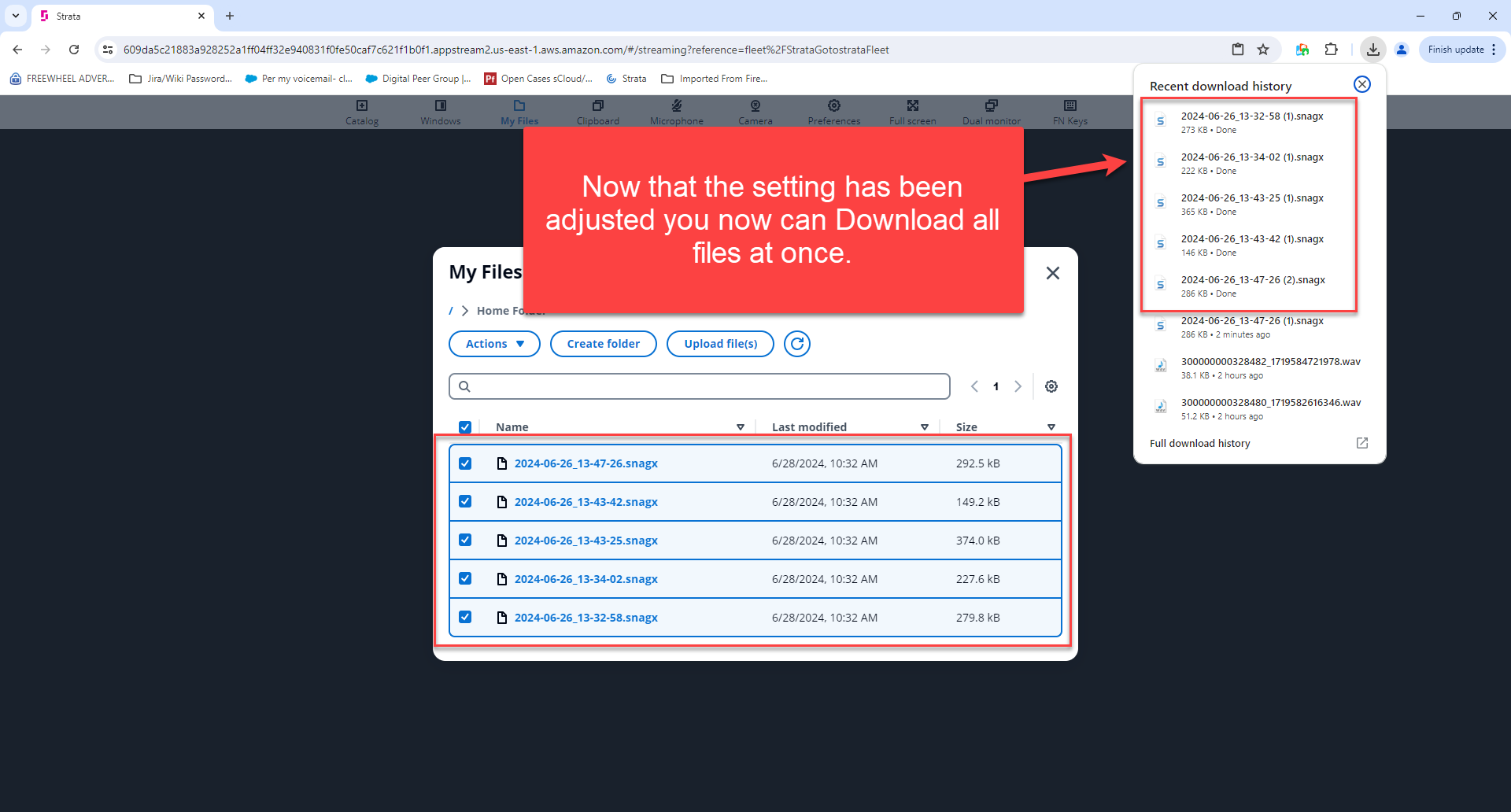 AppStream - Downloading Multiple Files in Chrome, Firefox, or Edge AppStream - Downloading Multiple Files in Chrome, Firefox, or Edge